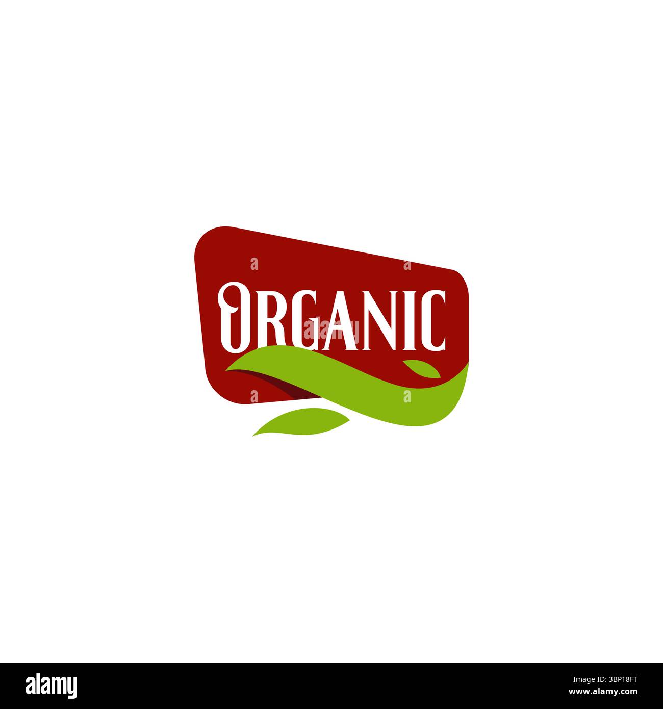 Fresh food lettering logo Cut Out Stock Images & Pictures - Alamy