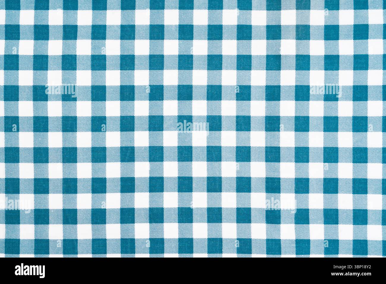 Blue plaid cloth as background, Textile material Stock Photo - Alamy