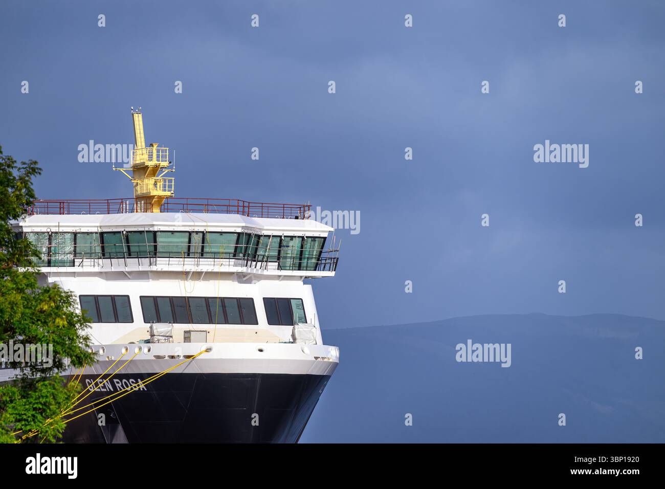 The Caledonian MacBrayne (CalMac) ferry Glen Rosa under construction at ...