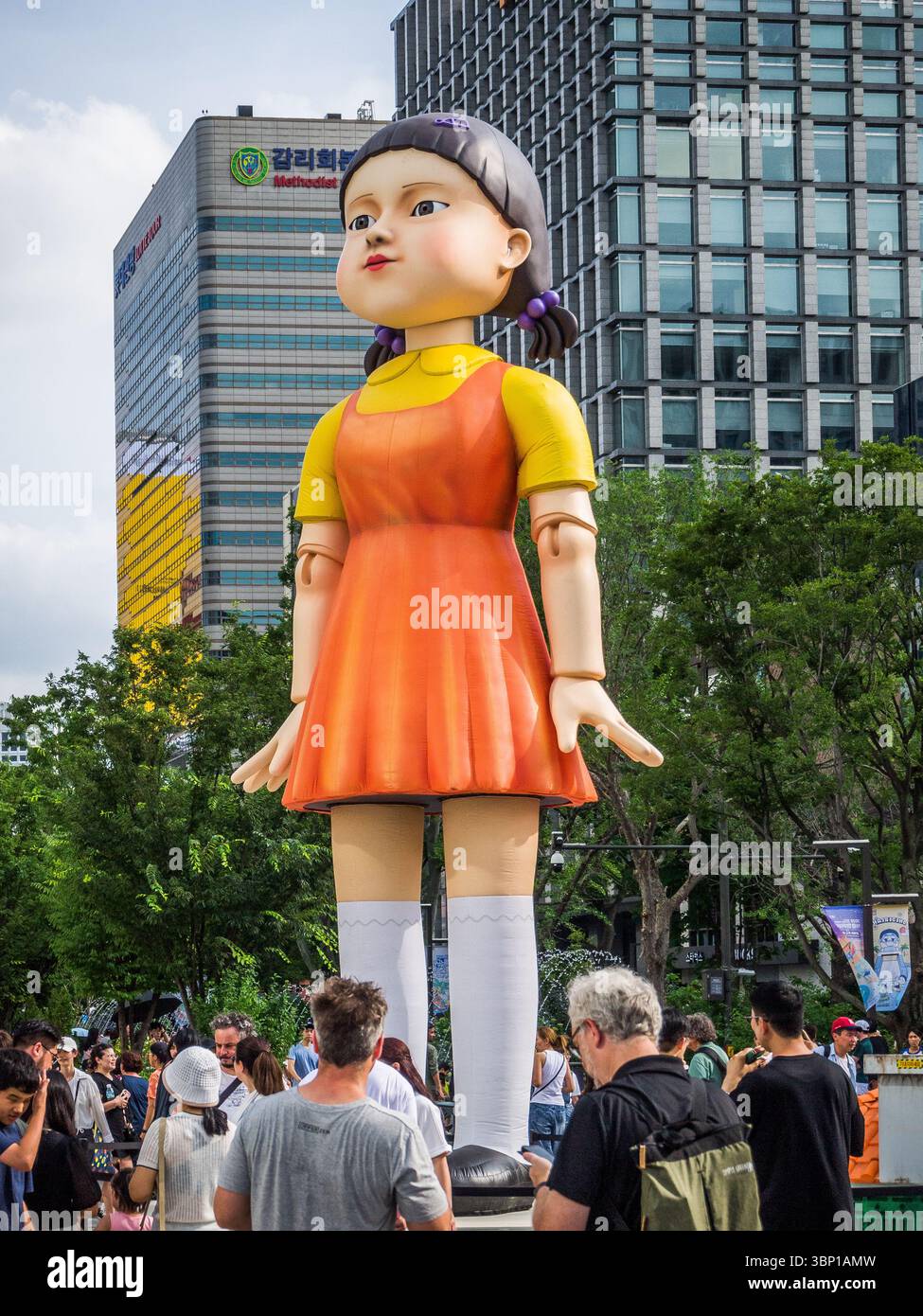 Squid game doll hi-res stock photography and images - Alamy