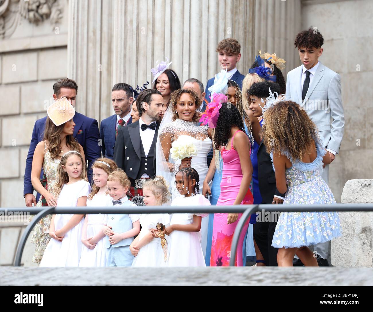 Spice Girl Melanie Brown, Mel B, and her husband hairdresser Rory ...