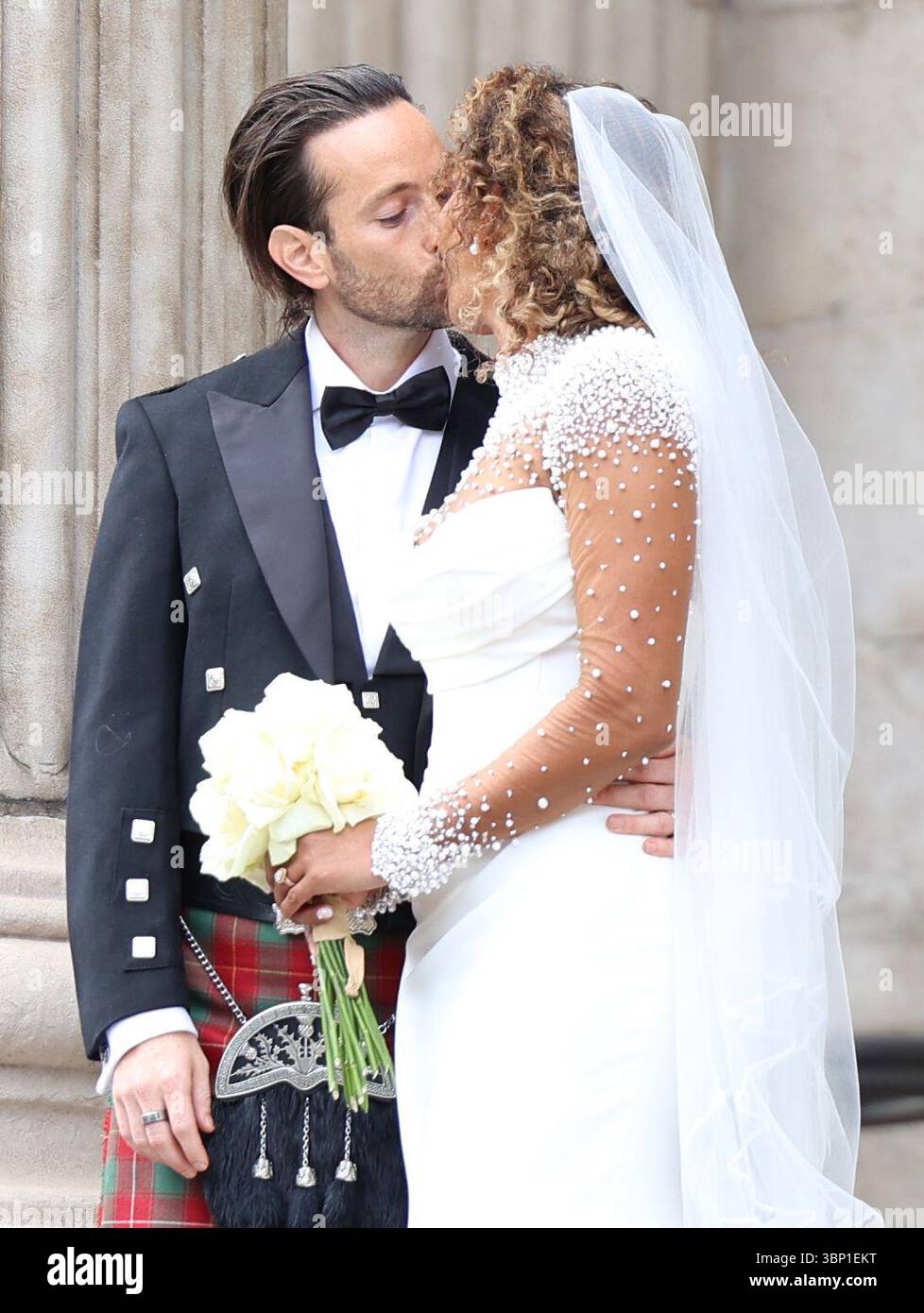 Spice Girl Melanie Brown, Mel B, and her husband hairdresser Rory ...