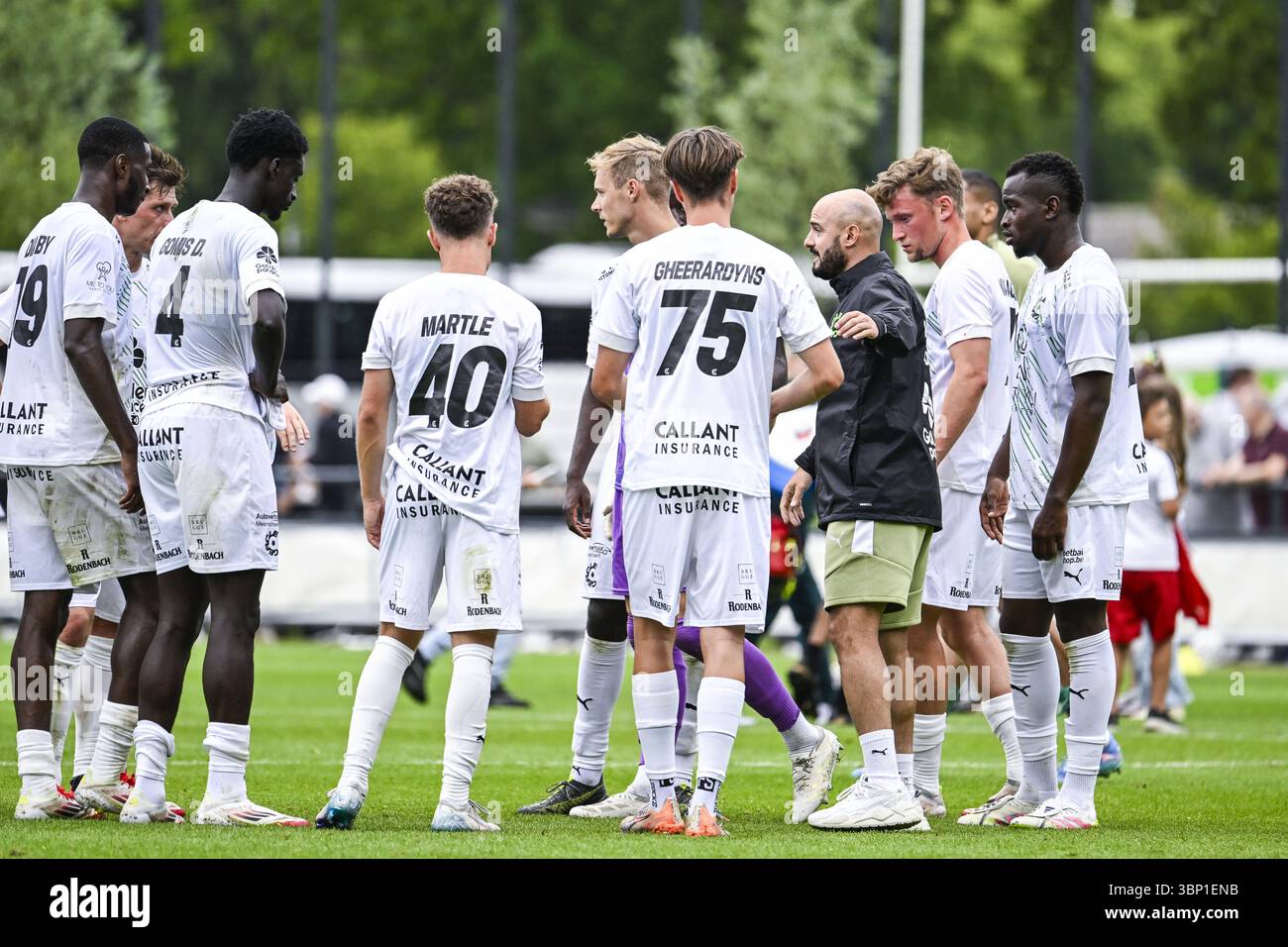 Utrecht, Netherlands. 05th July, 2025. Cercle's head coach Onur Cinel and some Cercle Brugge ...