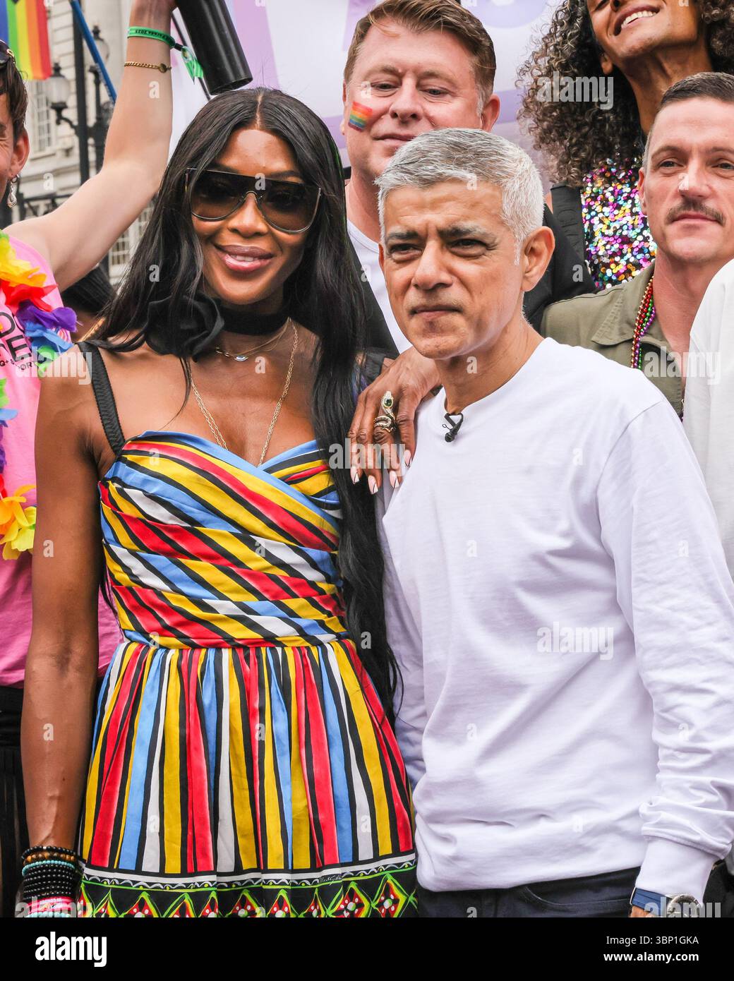 London, UK. 05th July, 2025. Naomi Campbell, Sadiq Khan, Edward Enniful ...