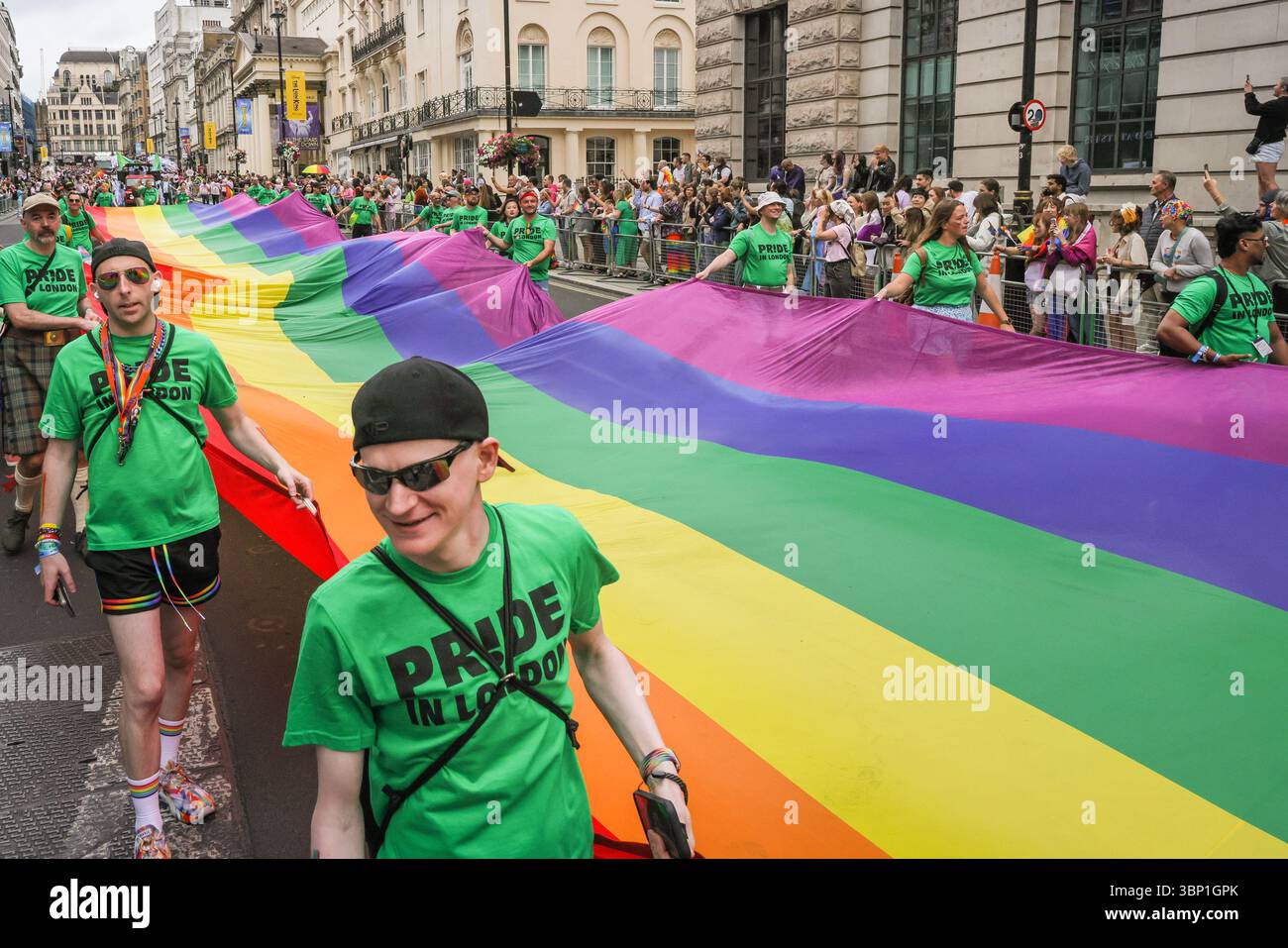 London, UK. 05th July, 2025. Participants and spectators at the Pride ...