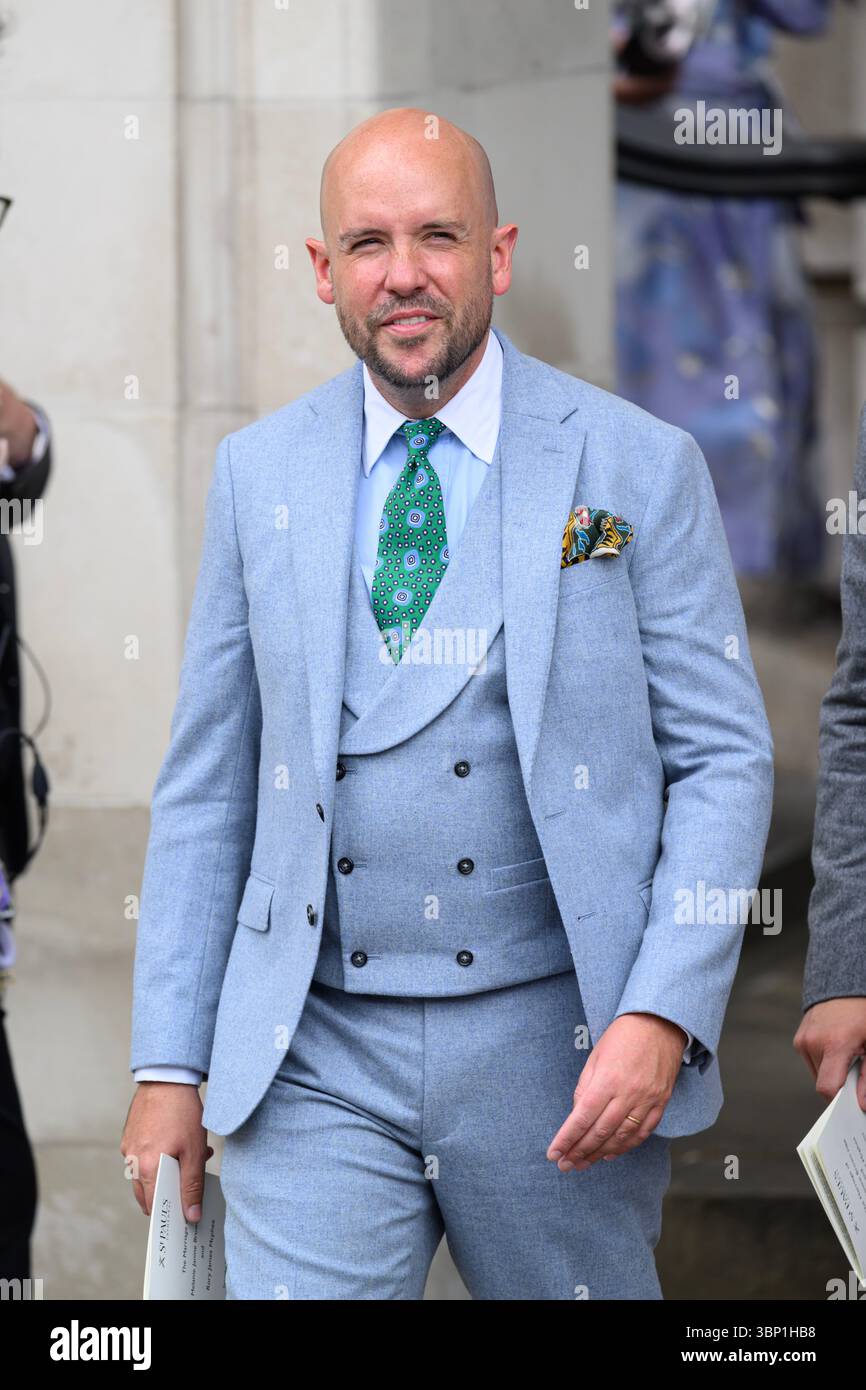 London, UK. July 5th, 2025. Tom Allen at the Wedding of Mel B and Rory ...