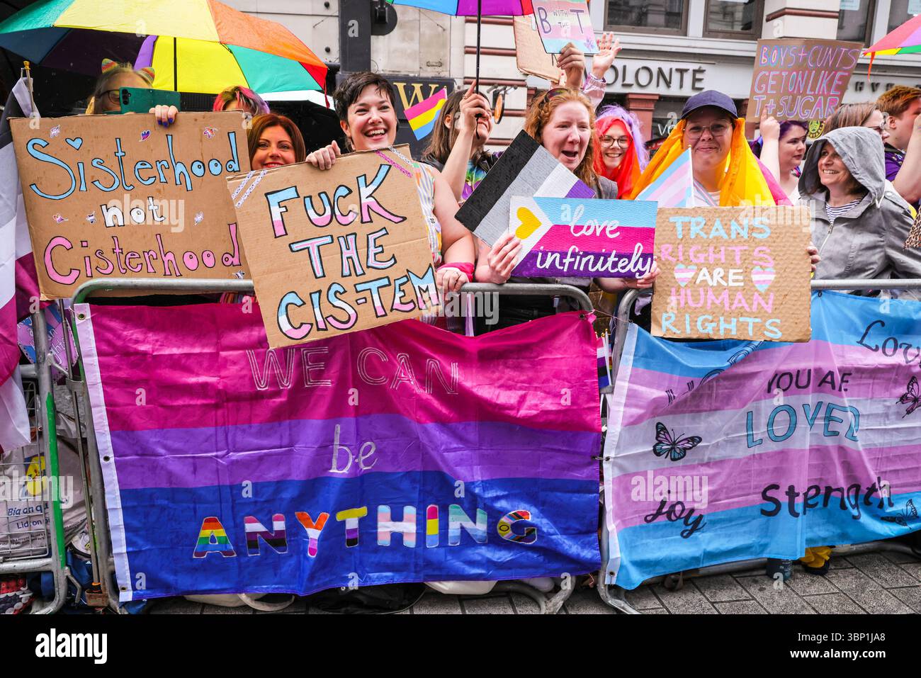 London, UK. 05th July, 2025. Participants and spectators at the Pride ...
