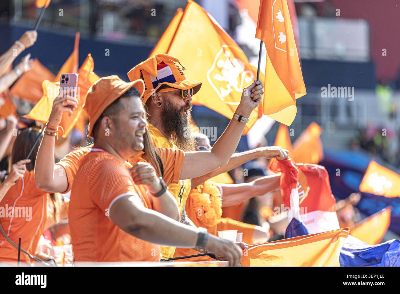 LUZERN- Fans during the European Championship Group D match between ...
