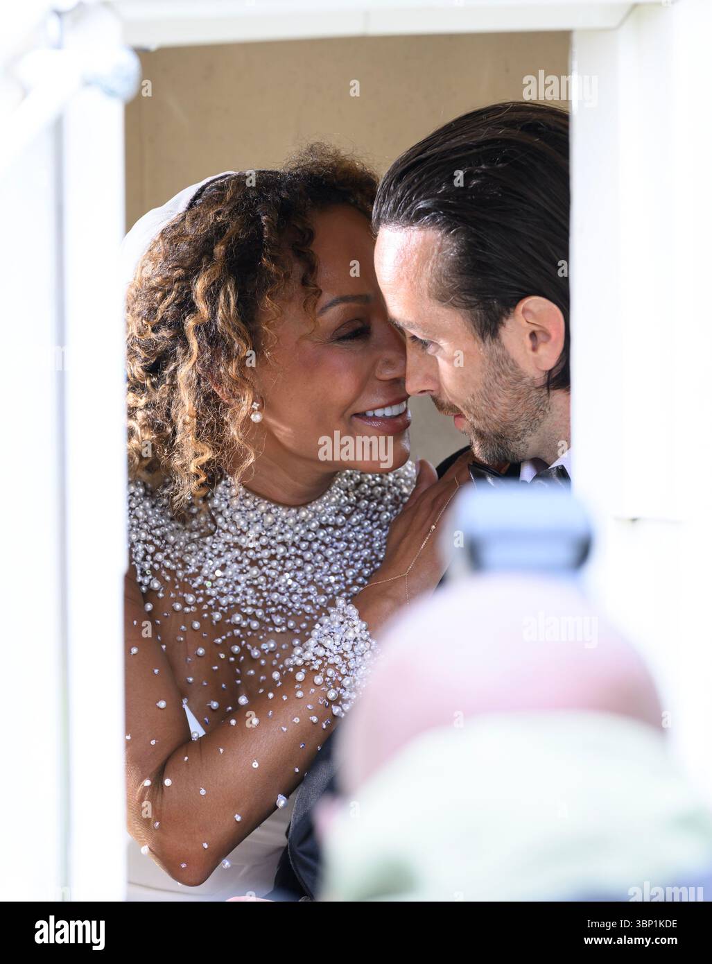 London, UK. July 5th, 2025. The Wedding of Melanie Brown and Rory McFee ...