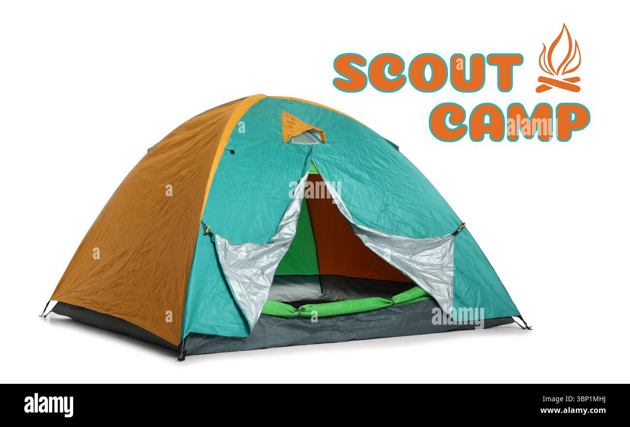 Tourist campfire outdoor bonfire Cut Out Stock Images & Pictures - Alamy