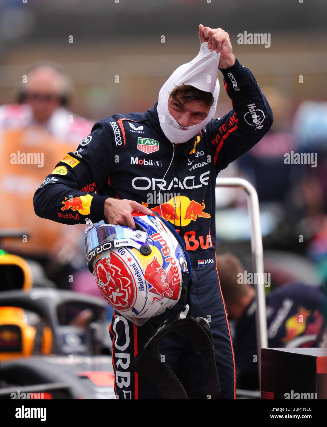 Red Bull's Max Verstappen celebrates qualifying on pole position ...