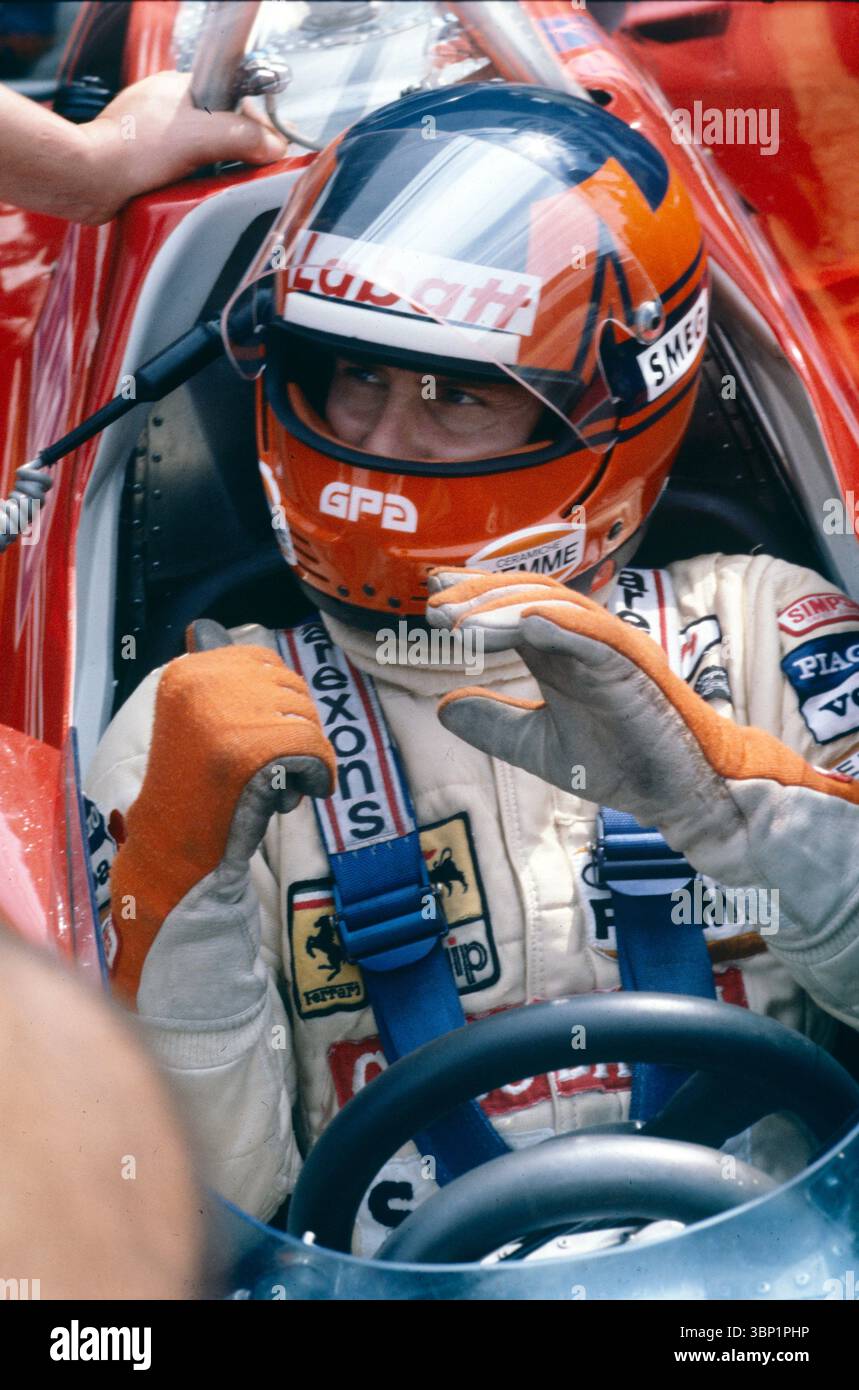 1981 Gilles Villeneuve - Scuderia Ferrari SpA SEFAC - Ferrari 126CK ...