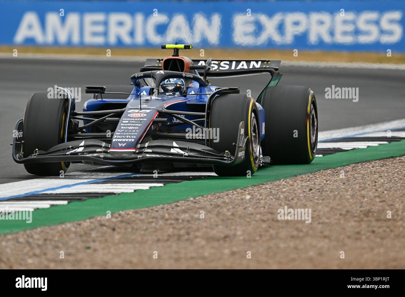 NORTHAMPTON, ENGLAND - JULY 5: Carlos Sainz Jr of Spain driving the (55 ...