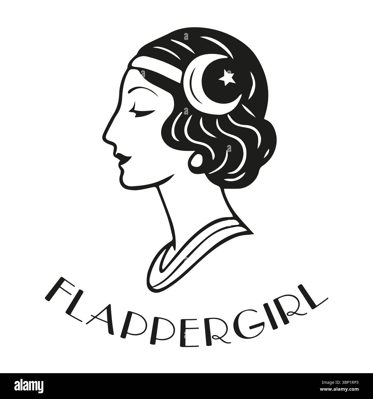 Woman 1920s illustration Stock Vector Images - Alamy