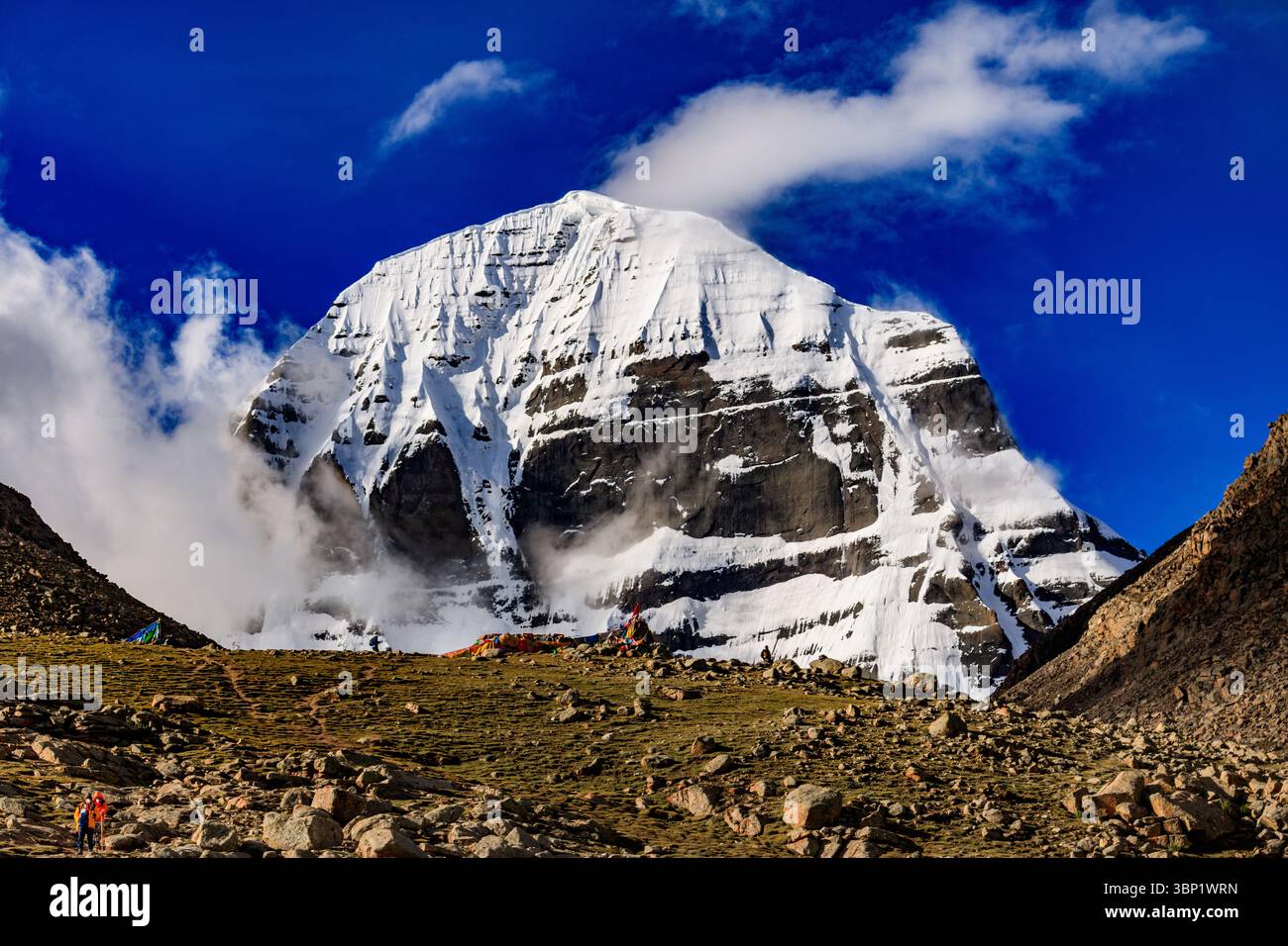 Mt. Kailash from Tibet, China Stock Photo - Alamy