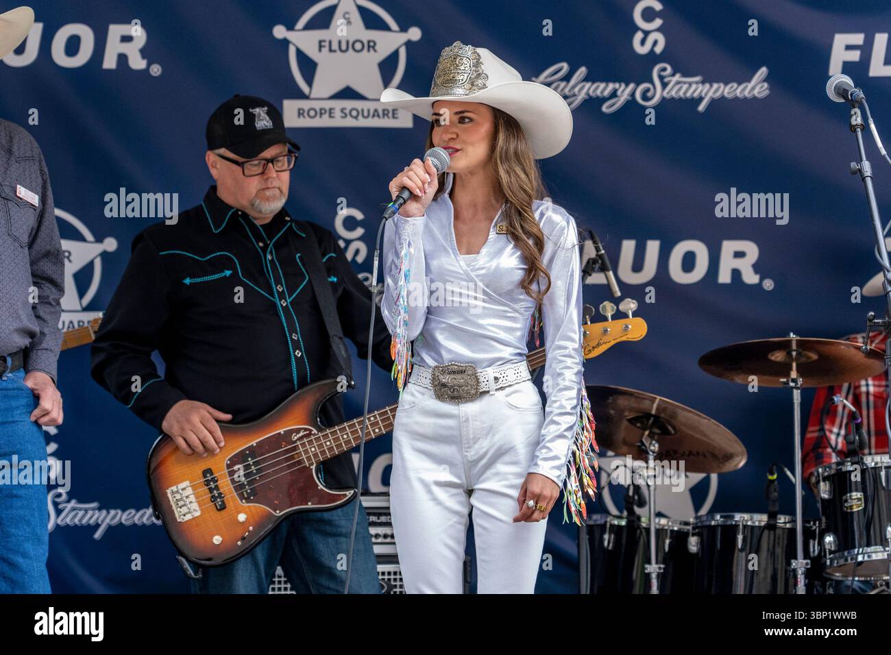 Calgary Stampede Princess Breanna Correia attends the Calgary Pancake ...