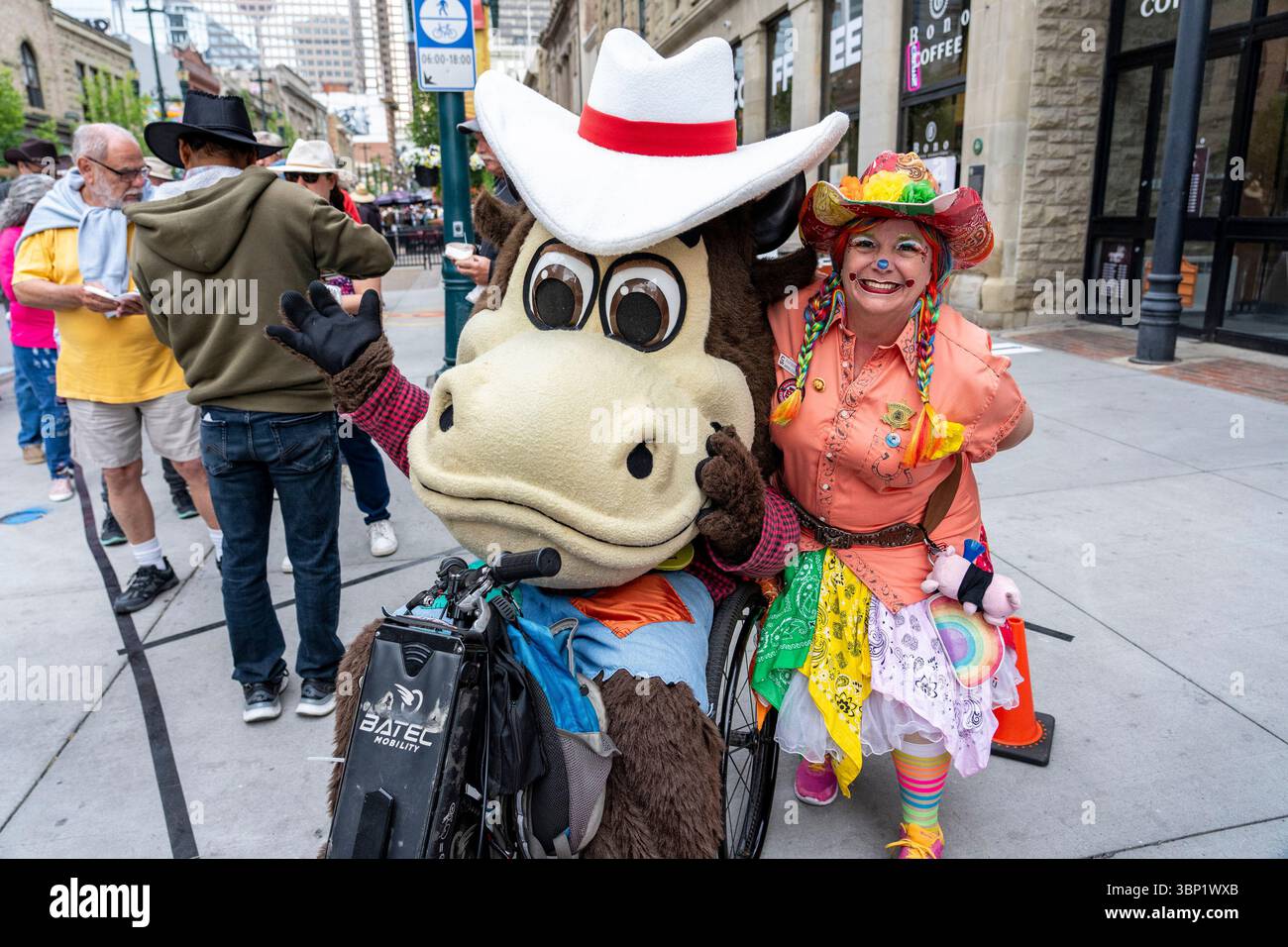 The Calgary Pancake Breakfast takes place at Fluor Rope Square during ...