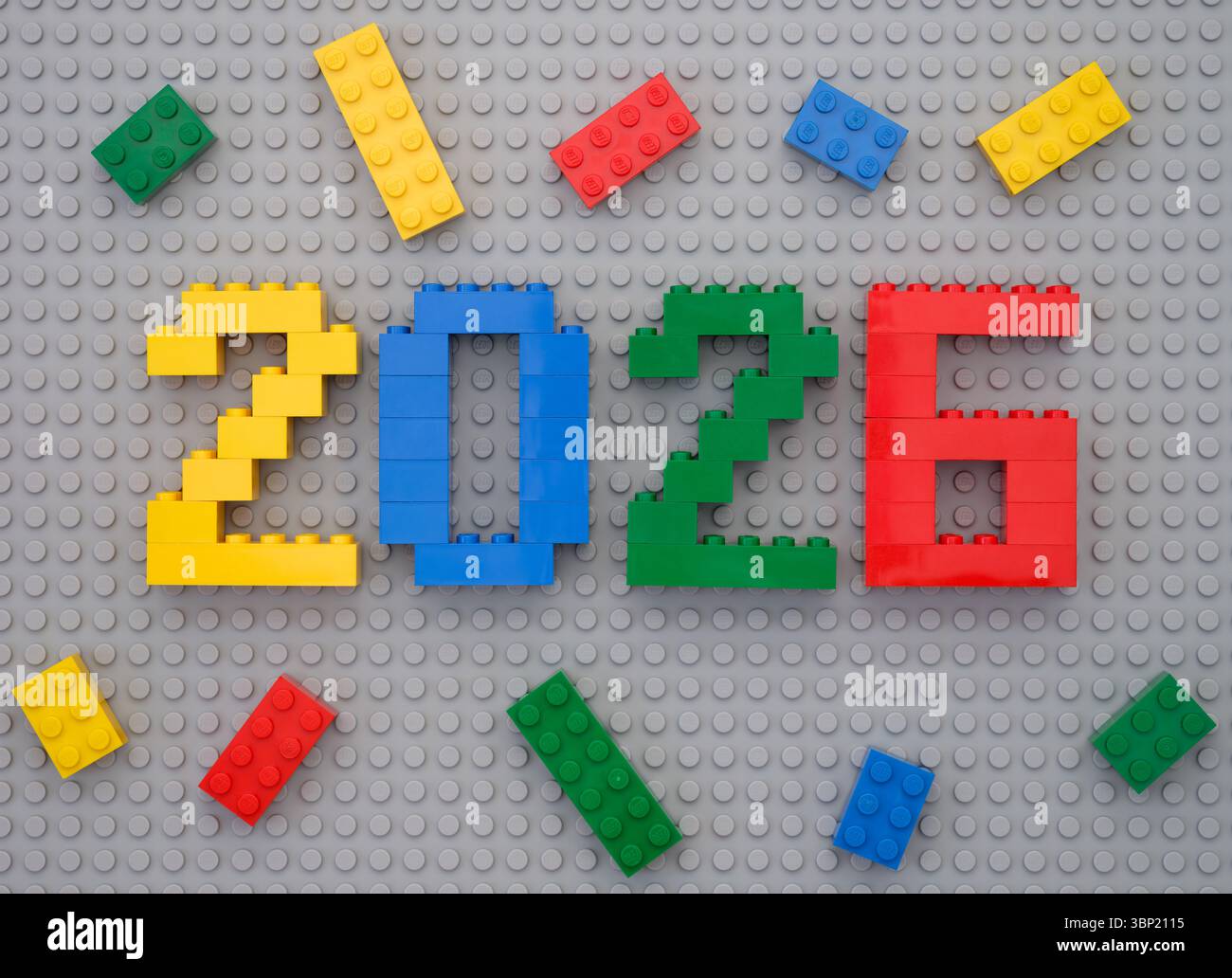 Tambov, Russian Federation - October 13, 2024 Lego numbers 2026 with ...