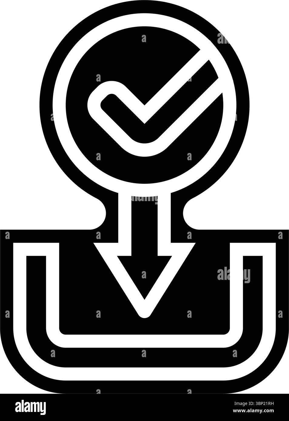 easy installation glyph icon vector illustration Stock Vector Image ...