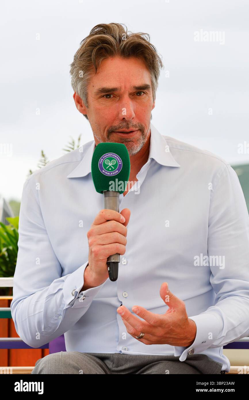 London, Great Britain, 5 Jul 2025. Michael Stich during an Amazon Prime ...