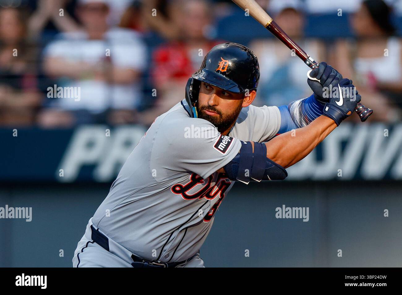 Cleveland, Ohio, USA. 04th July, 2025. Detroit Tigers designated hitter ...