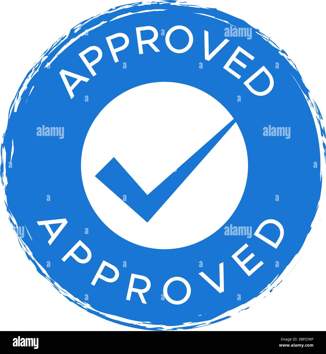 Approved Stamp Icon – Circular Seal with Checkmark Symbol – Approved ...