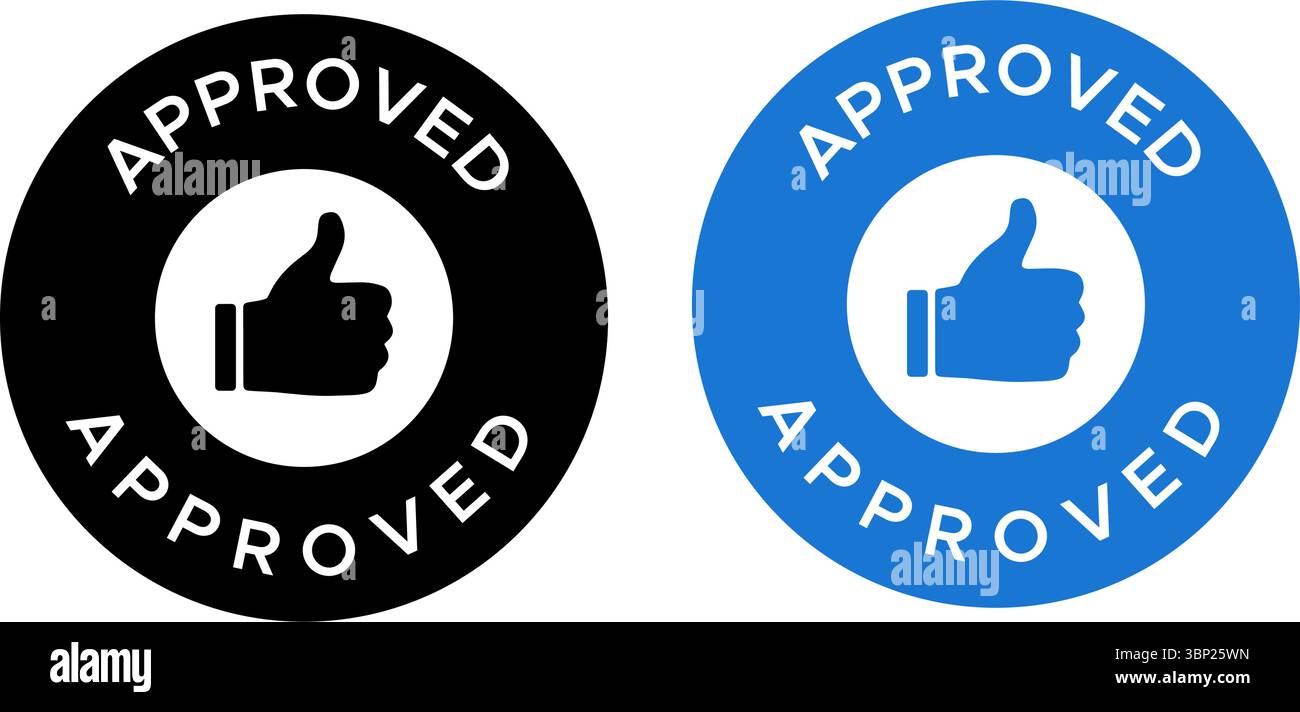 Certified badge round stamp Stock Vector Images - Alamy