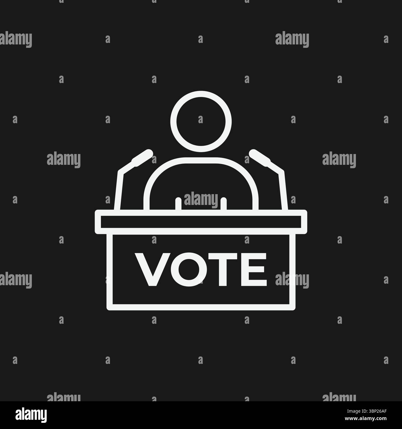 Political leadership forum Stock Vector Images - Alamy