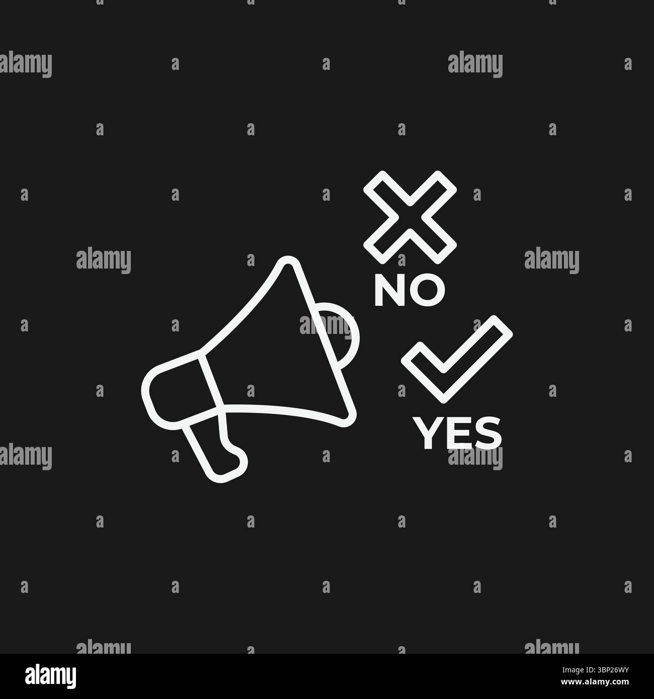 No campaign Black and White Stock Photos & Images - Alamy