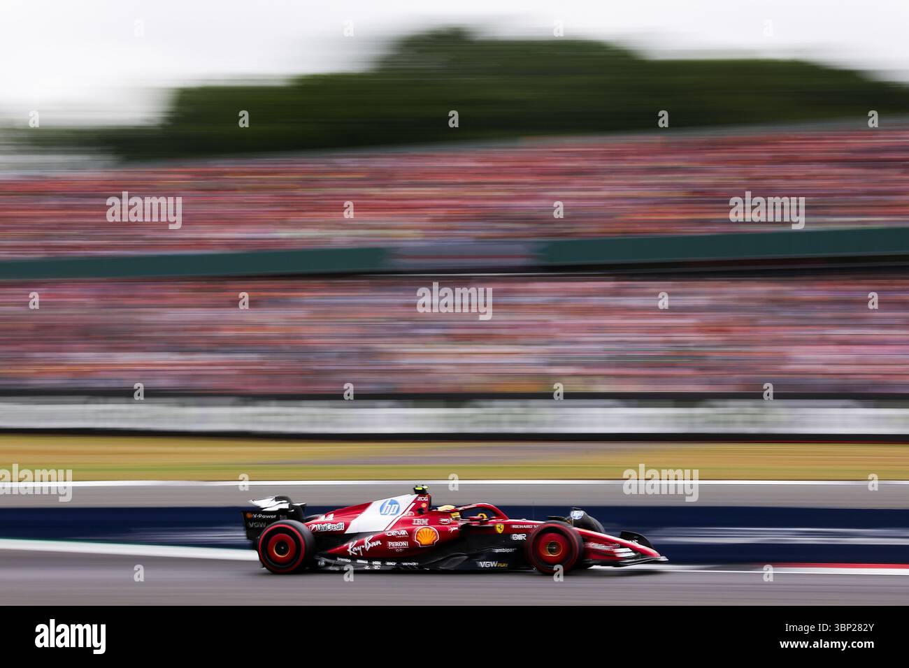 44 HAMILTON Lewis (gbr), Scuderia Ferrari SF-25, action during the Formula 1 Qatar Airways ...