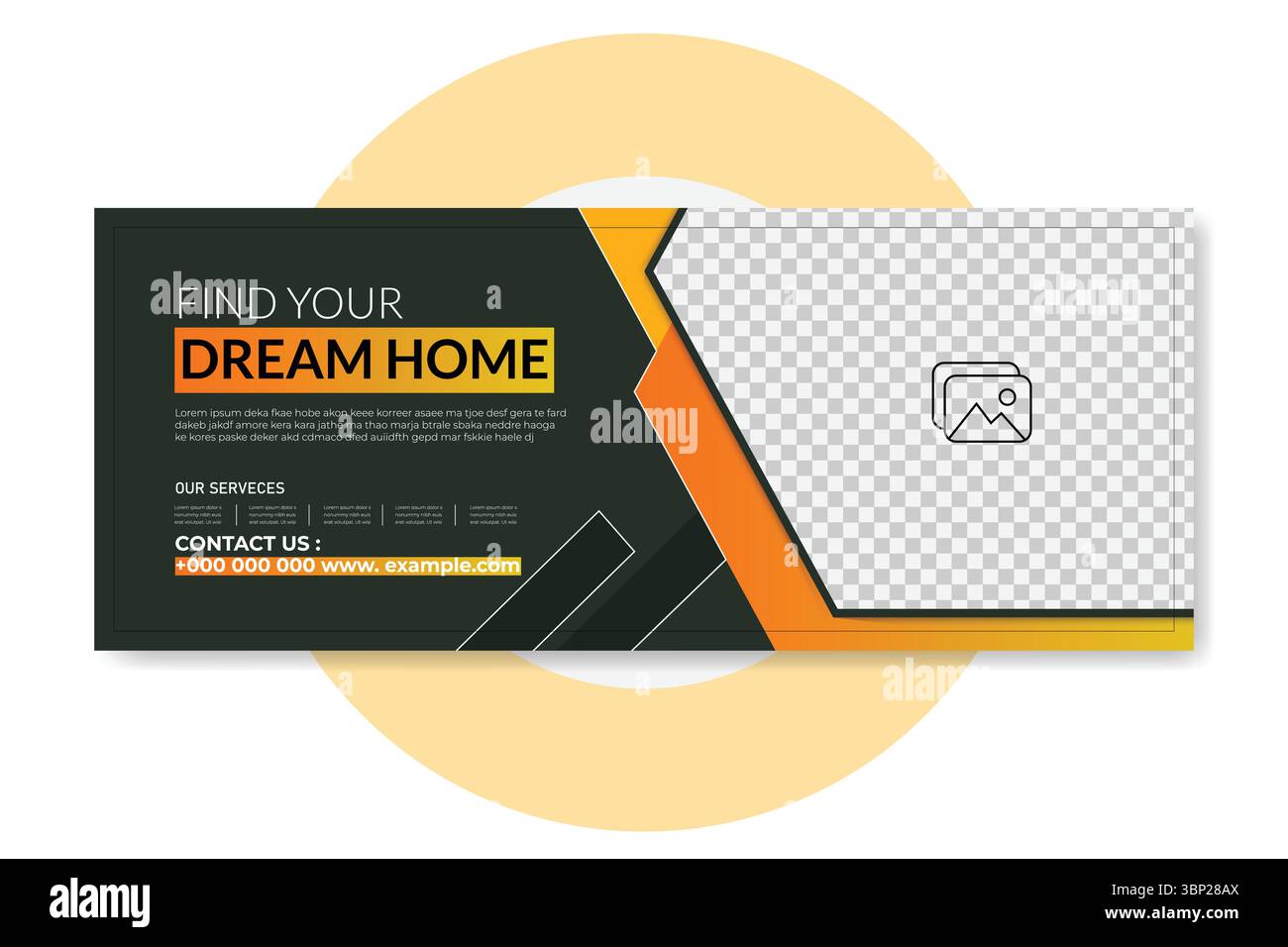 Facebook cover design vector vectors Cut Out Stock Images & Pictures ...