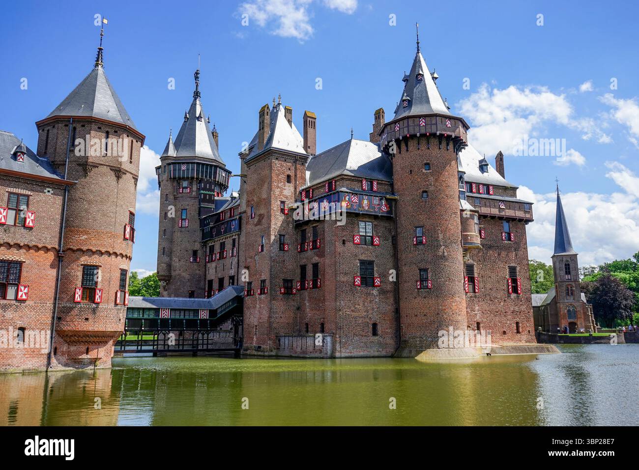 Castle towers red shutters hi-res stock photography and images - Alamy