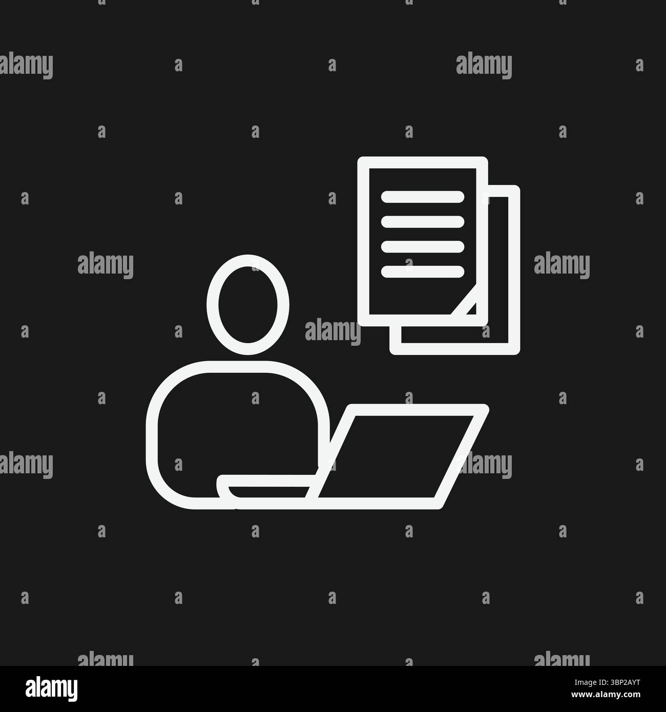 Laptop document editing Black and White Stock Photos & Images - Alamy