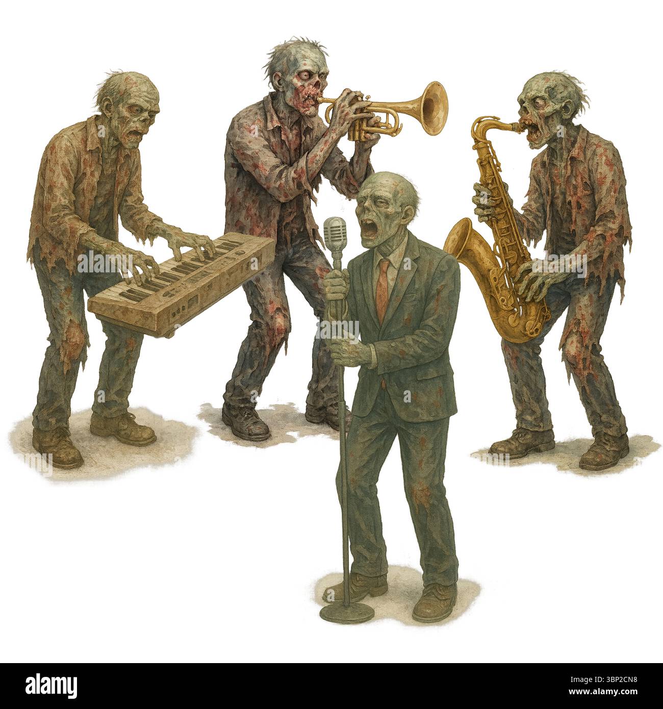 Ghost concert Cut Out Stock Images & Pictures - Alamy