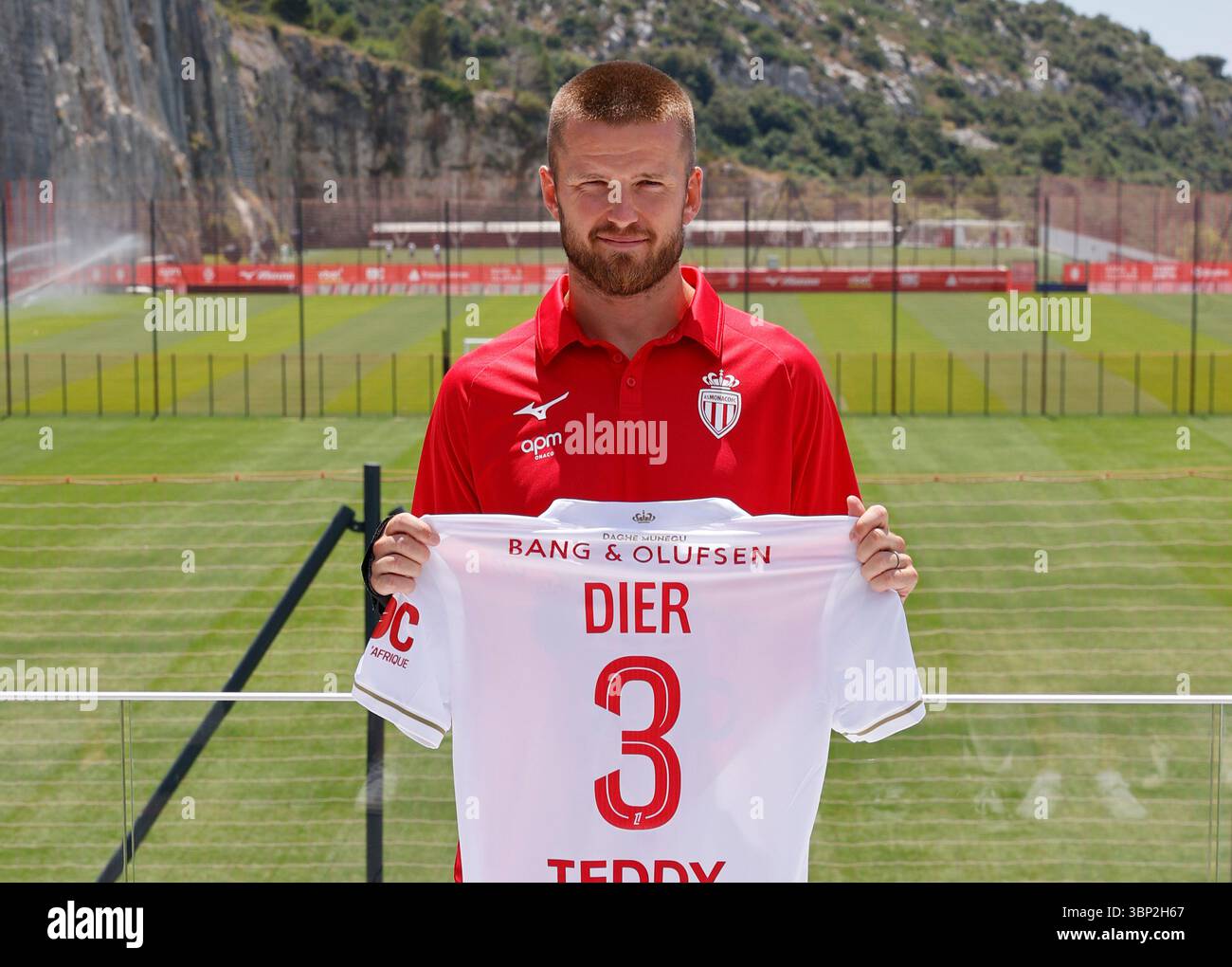La Turbie, France - July 03, 2025: AS Monaco 2025/2026 Season Press ...