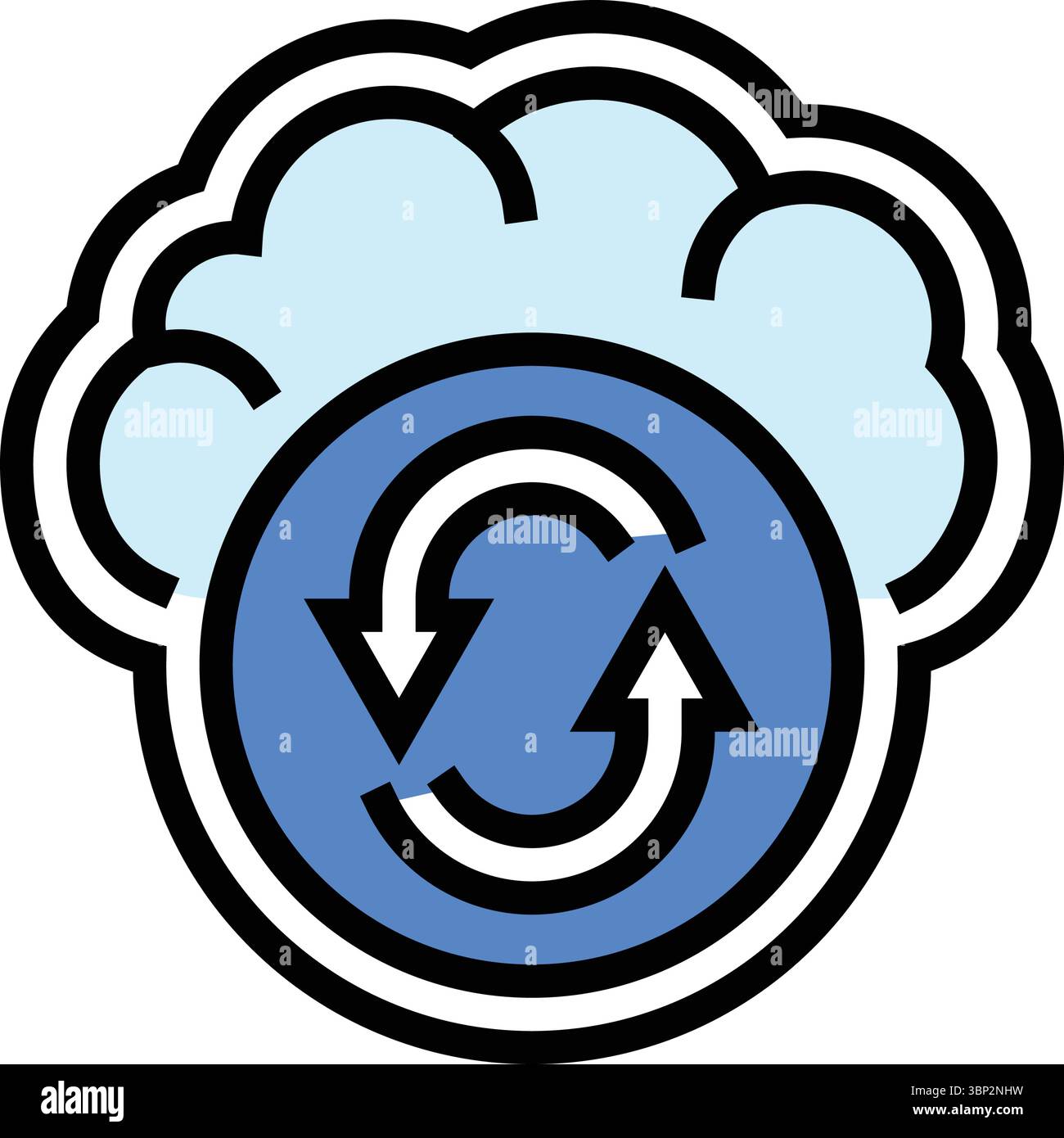 app sync color icon vector illustration Stock Vector Image & Art - Alamy