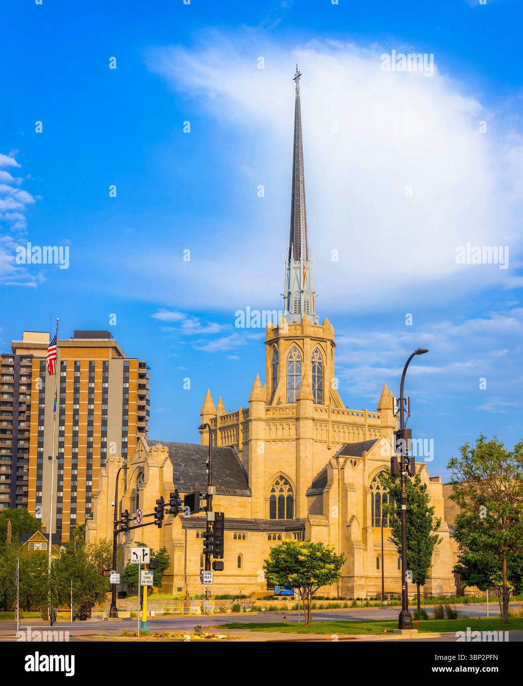 Scenic view of the United Methodist Church showcasing its architectural ...