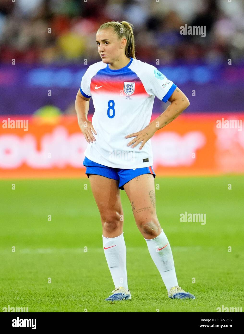 England's Georgia Stanway reacts during the UEFA Women's Euro 2025 ...