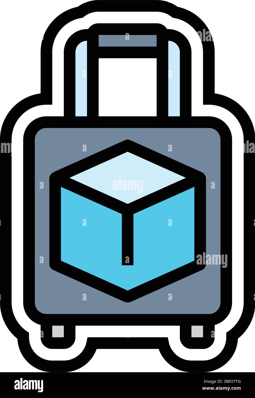 travel friendly color icon vector illustration Stock Vector Image & Art ...