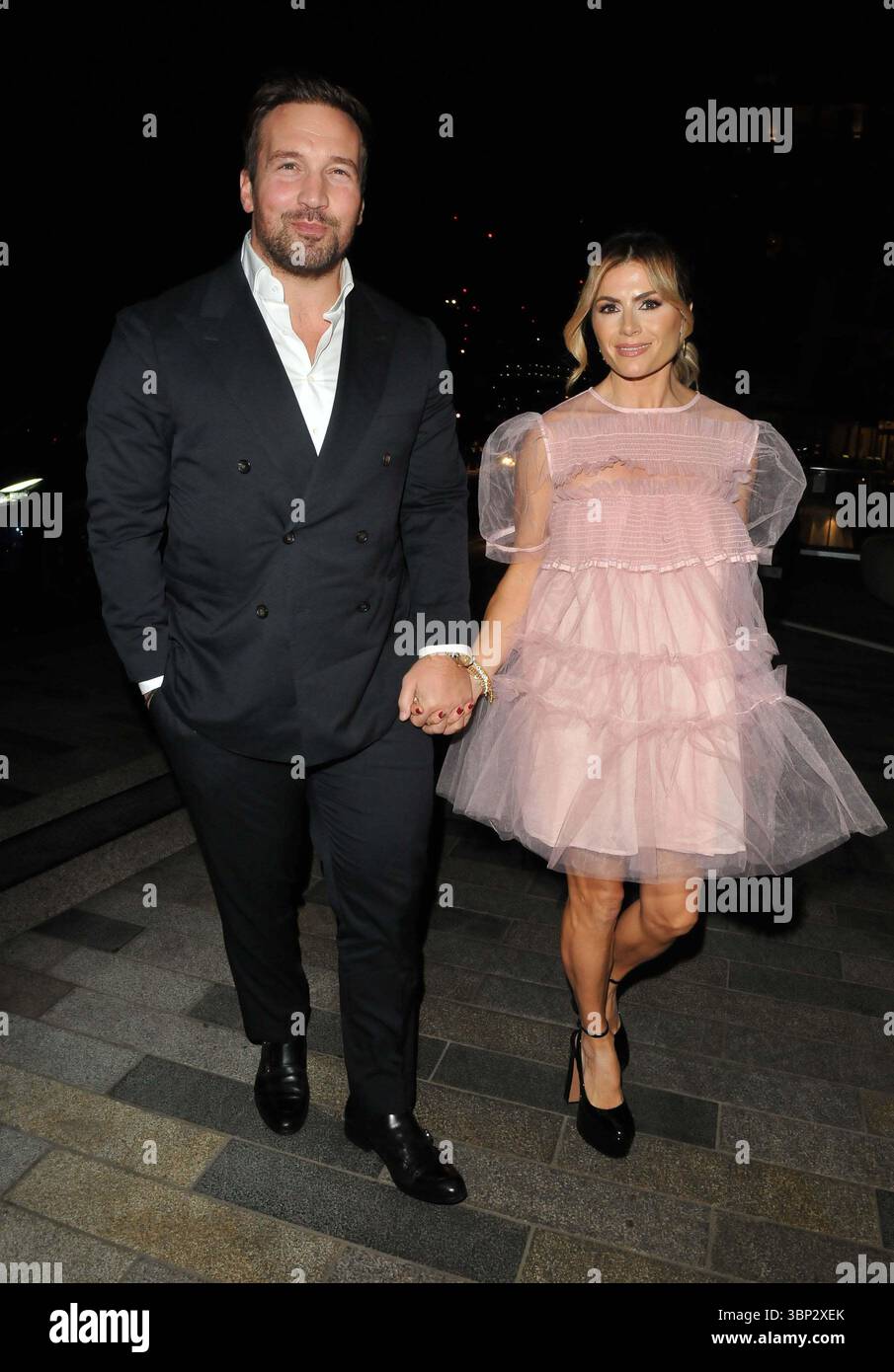 Paul Doran-Jones and Zoe Hardman at the Vanity Fair EE Rising Star ...