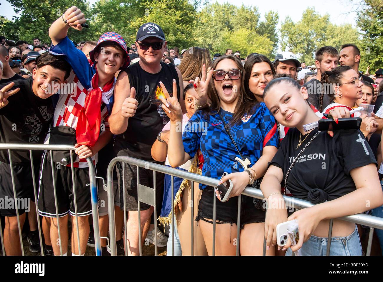 Croatia, Zagreb, 050725. A historic concert by Marko Perkovic Thompson ...