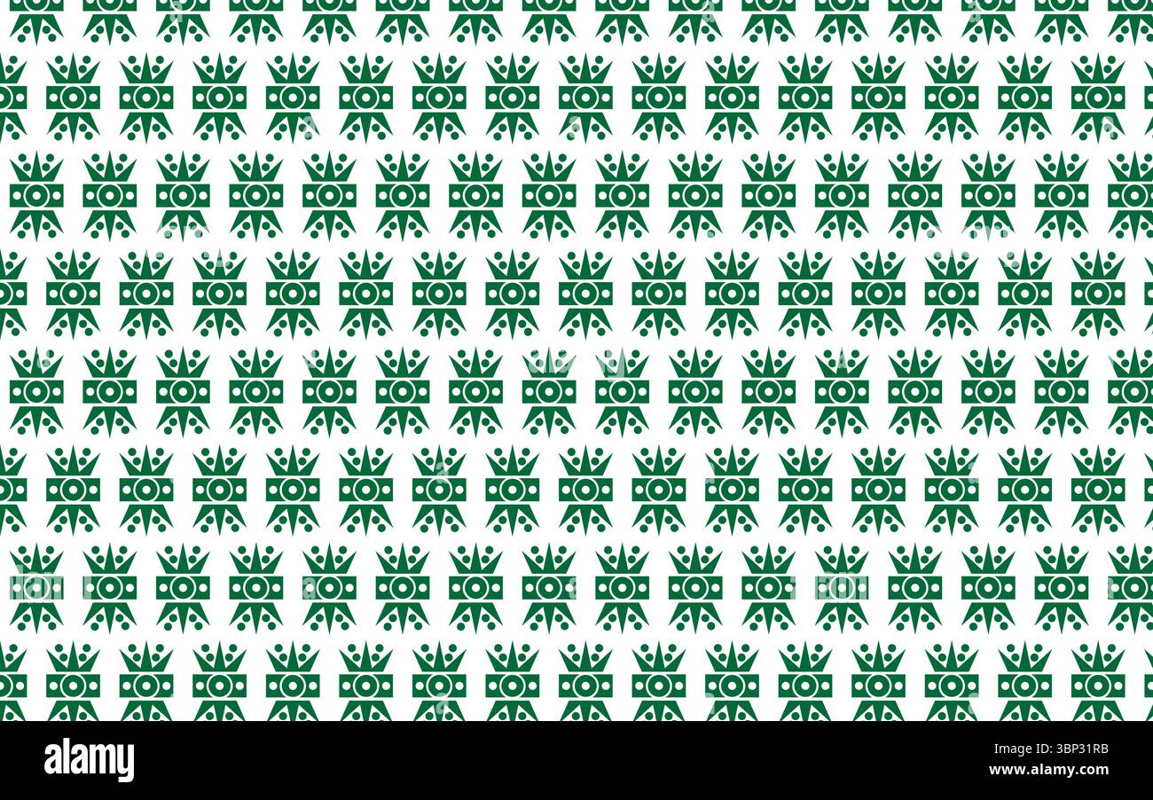 Seamless Pattern of Pakistan Flag Icons for Independence Day Background ...