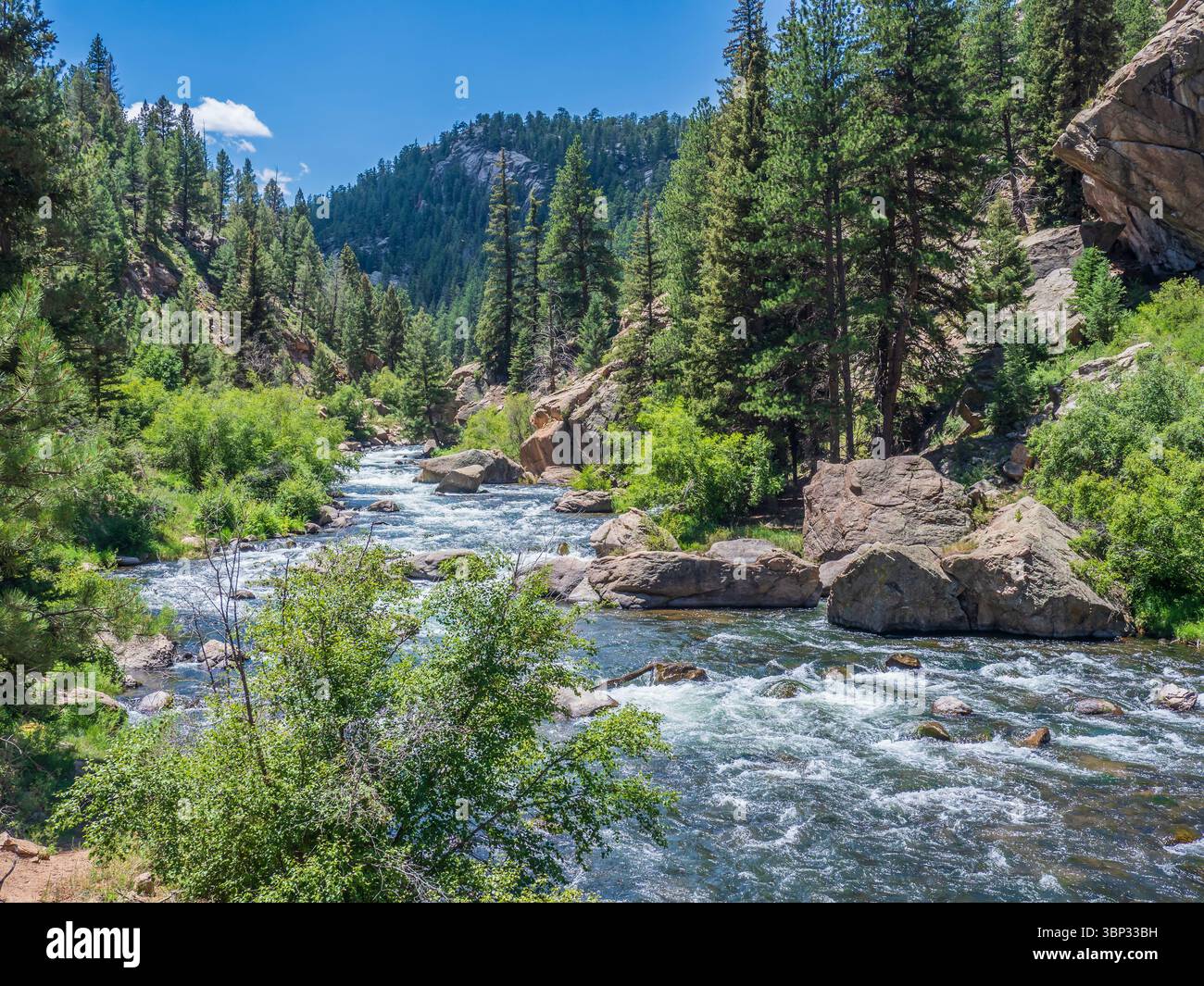 South Platte River, Eleven Mile Canyon, Pike National Forest, Colorado ...