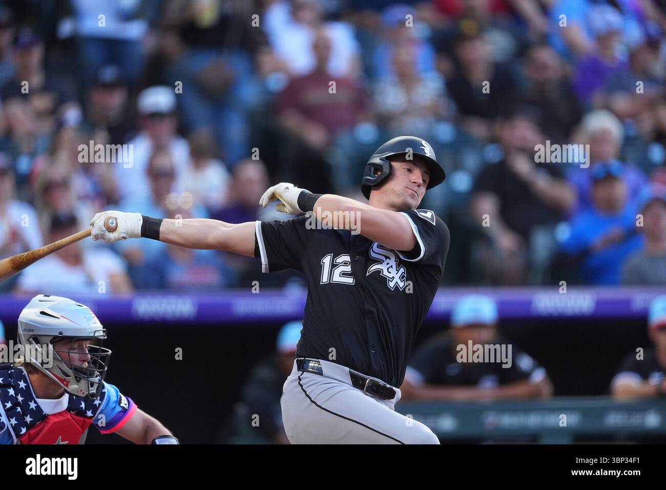 Chicago White Sox shortstop Colton Montgomery in the second inning of a ...