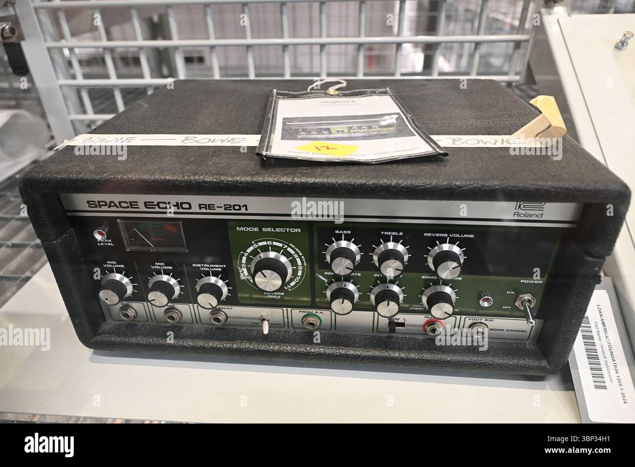 RE-201 Space Echo tape delay unit owned by David Bowie - V&A East ...