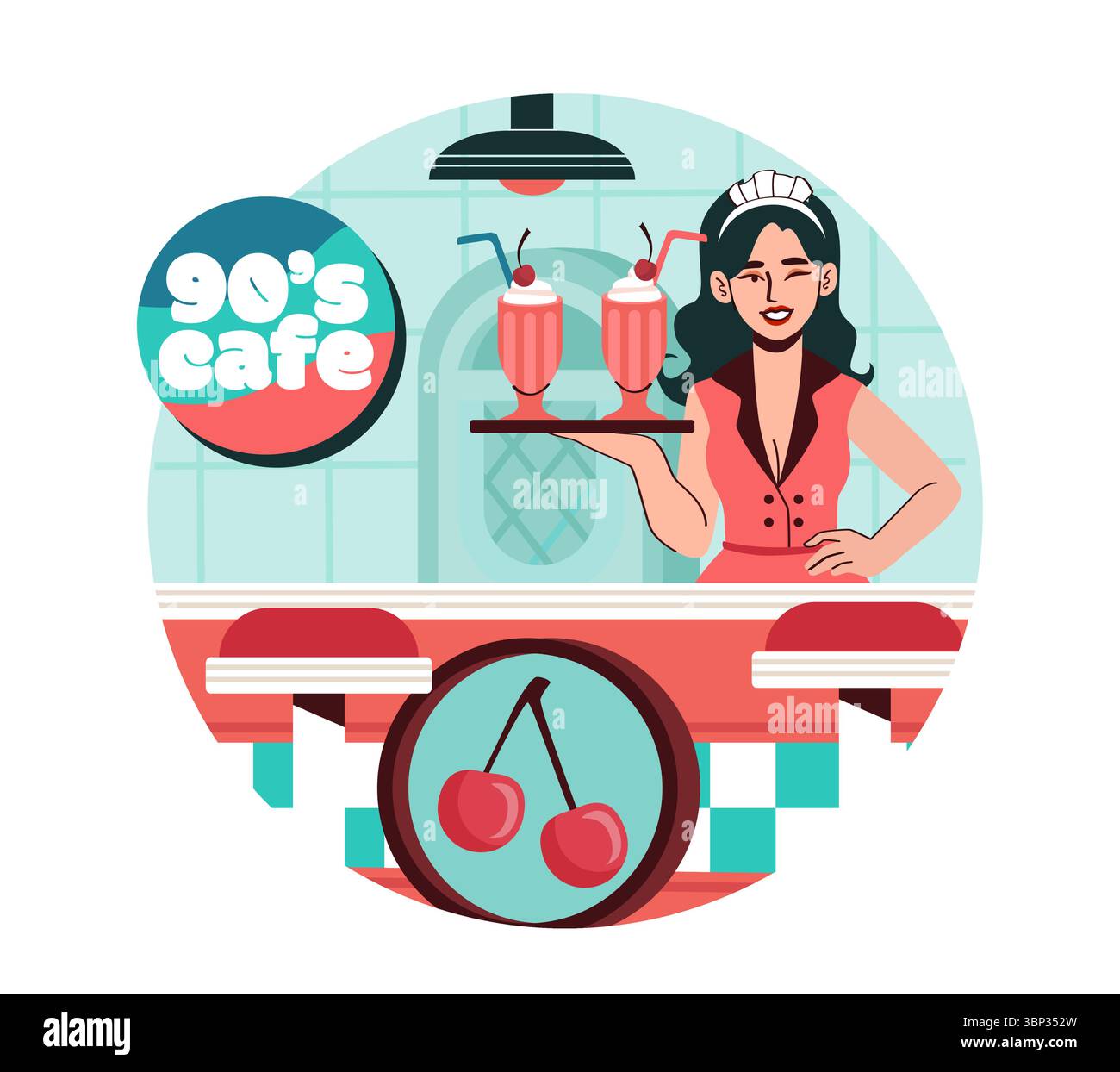 Red bar scene Cut Out Stock Images & Pictures - Alamy