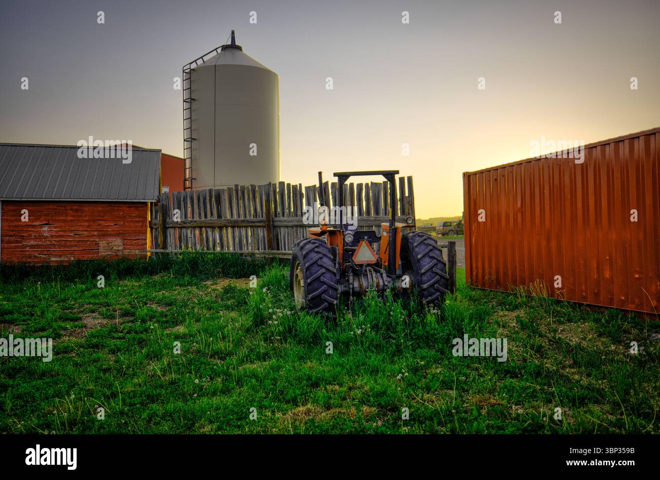 Longview, Alberta - June 8, 2025: Equipment on the Tongue Creek Ranch ...