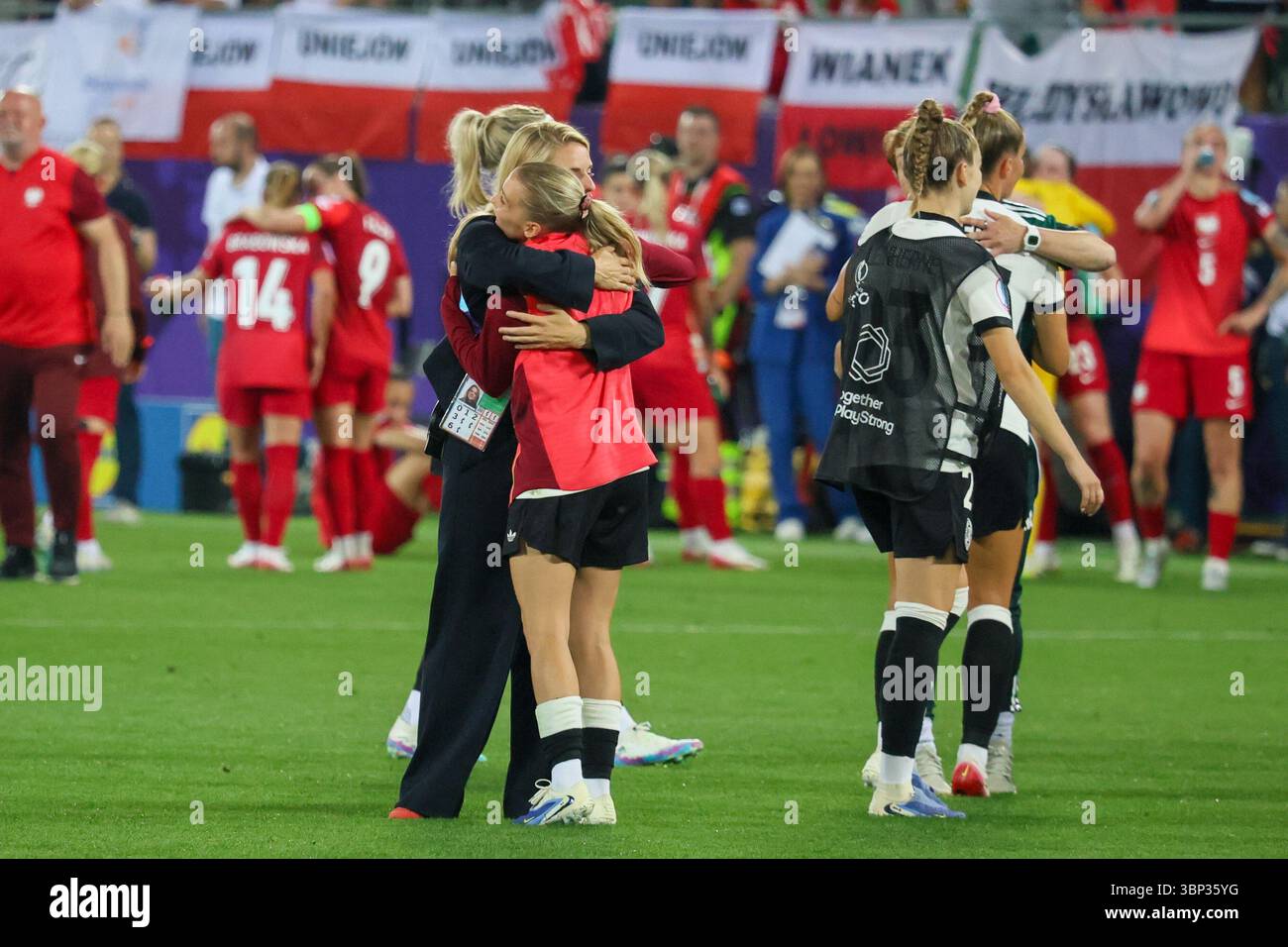 St. Gallen, Schweiz 04. Juli 2025: UEFA - Euro 2025 Woman - Deutschland ...