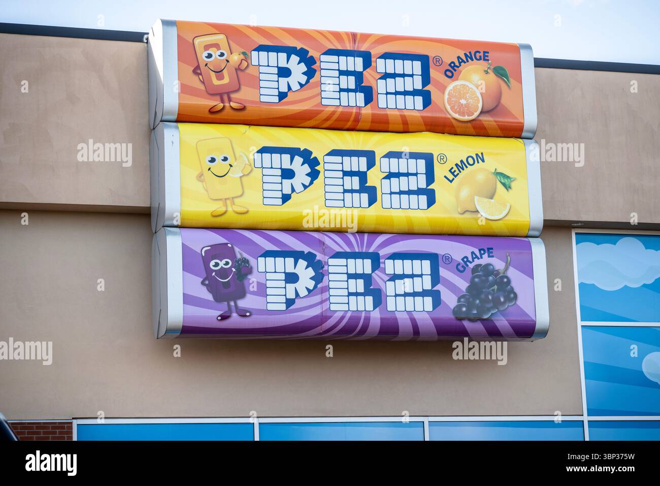 Outside the Pez Factory in Connecticut Stock Photo - Alamy