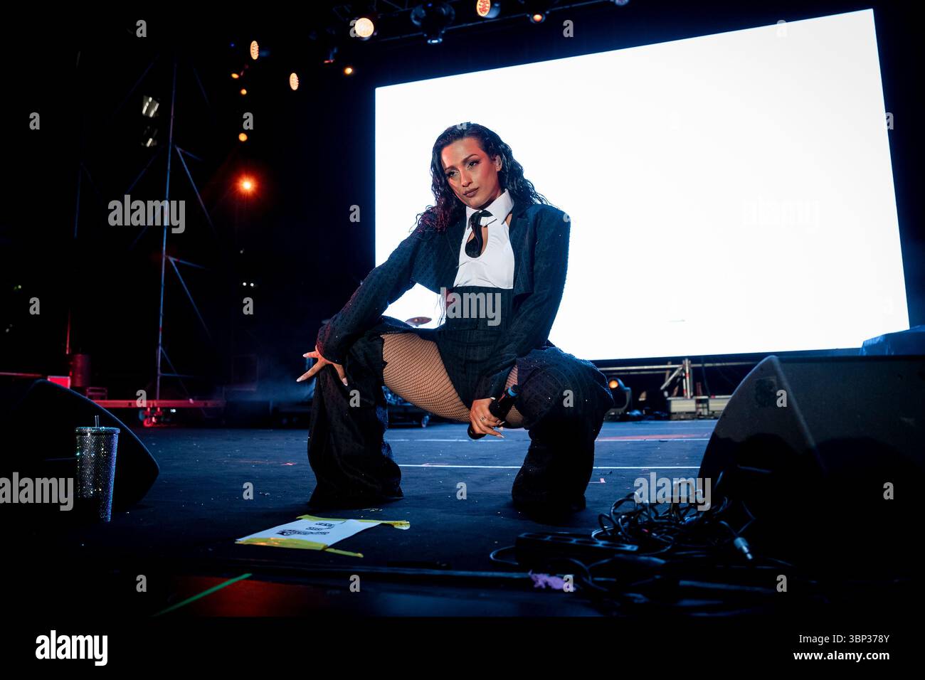 Chanel performs on the Plaza de España stage of MADO 2025 (Madrid ...